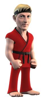 Cobra Kai Minix Figur Johnny Lawrence New Version 12 cm - Hunter ...