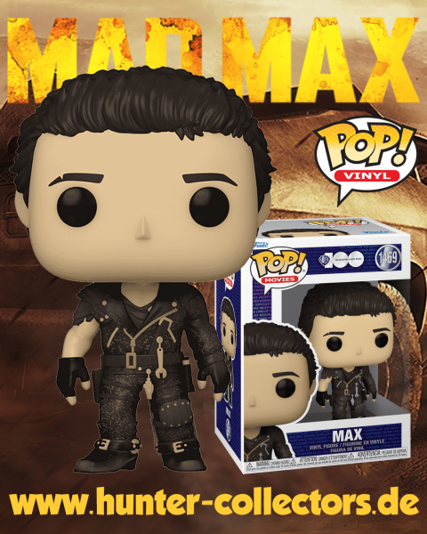 FUNKO POP! - Movies - Mad Max The Road Warrior Max #1469 - Hunter ...